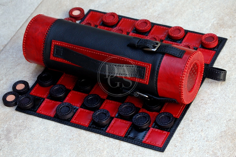 DIY Checkers Board Game PDF Pattern, Craft Your Own Checkers Game Out ...