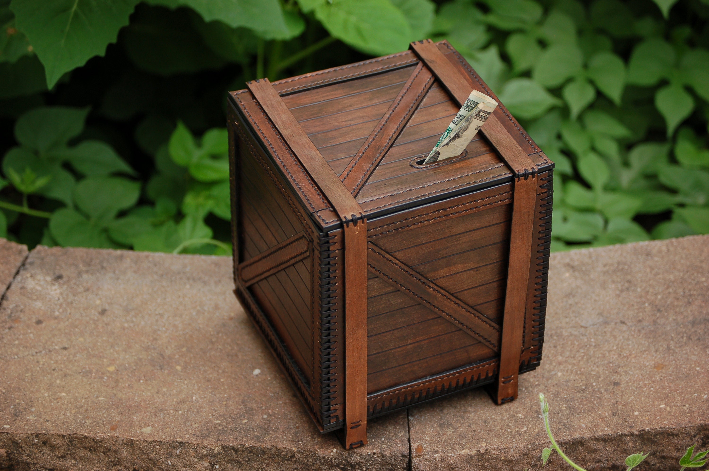 DIY Leather Money Box: Craft Your Own Coin Bank With This Amazing Large ...