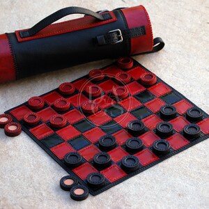 DIY Checkers Board Game PDF Pattern, Craft Your Own Checkers Game Out ...
