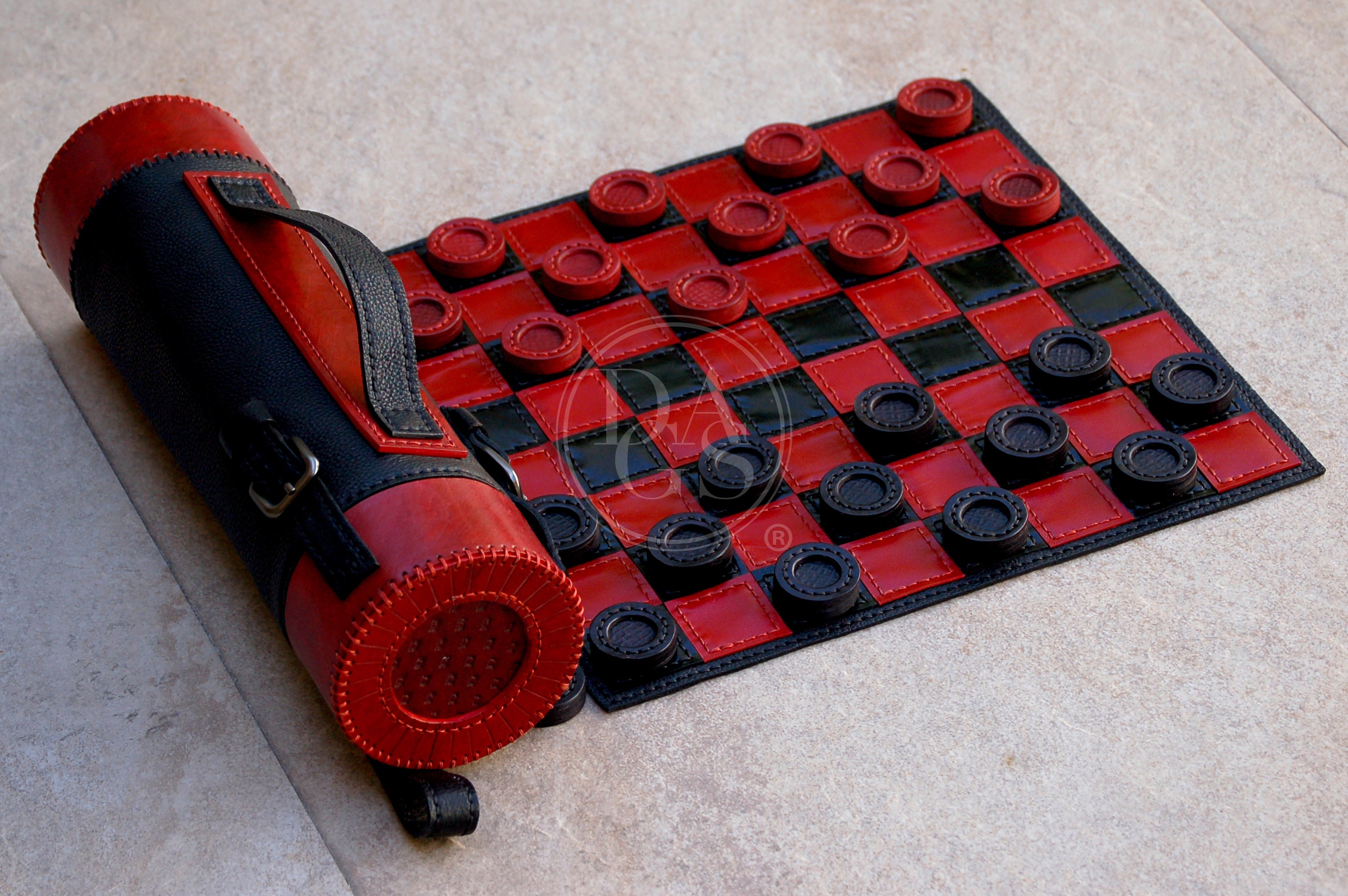 DIY Checkers Board Game PDF Pattern, Craft Your Own Checkers Game Out ...
