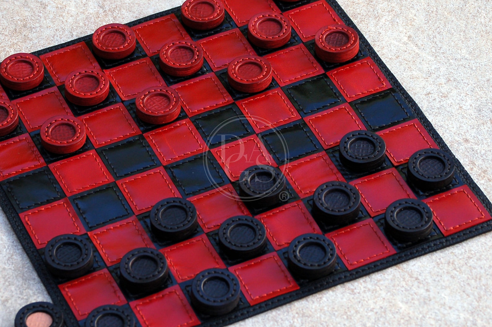 DIY Checkers Board Game PDF Pattern, Craft Your Own Checkers Game Out ...