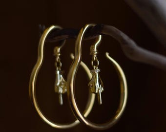 Tibetan Sri Yantra Earrings! Large Weights for Stretched Ears. - Etsy