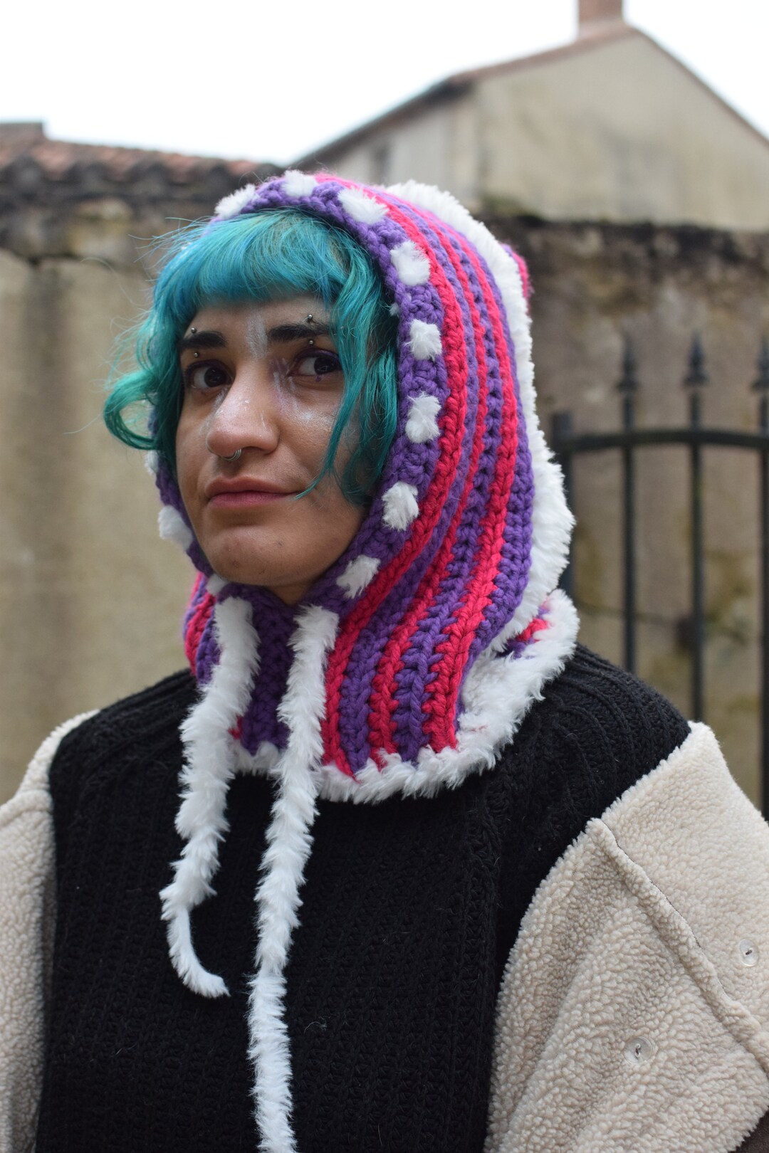 Balaclava, Crochet Balaclava, Crochet Balaclava Hat, Cagoule, Christmas ...