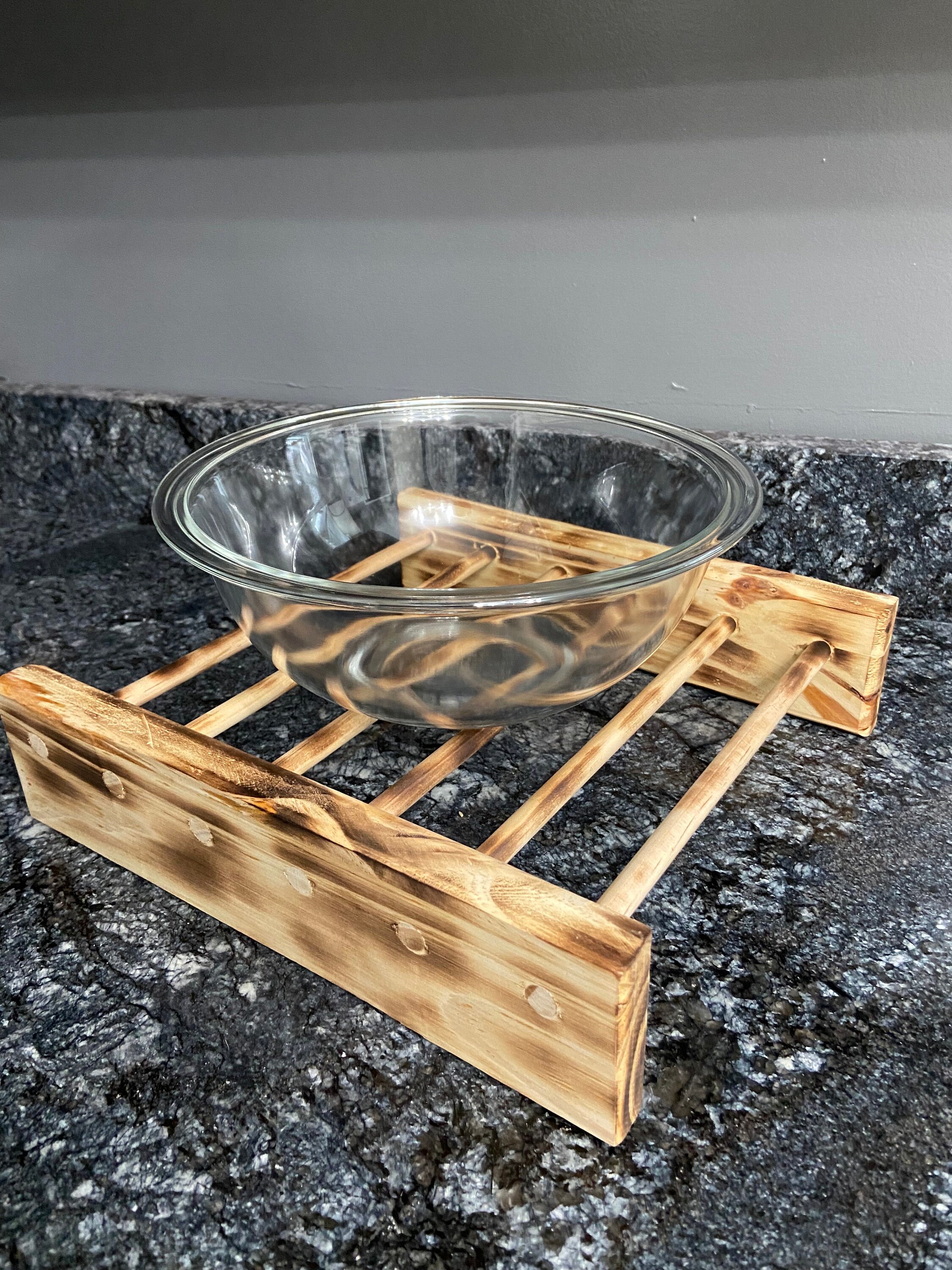 Handmade Scorched Wood Cooling Rack 12x12x3 - Etsy