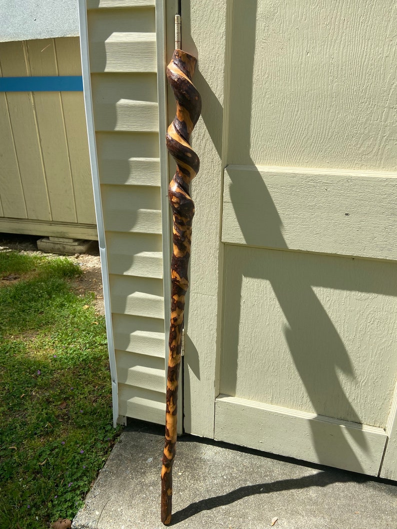 Natural Vine Twisted Walking Stick Hand Finished - Etsy