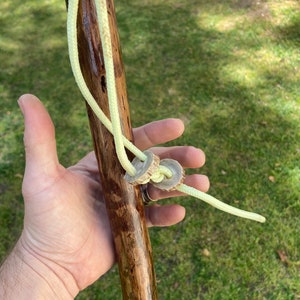Natural Wood Hand Finished Walking Stick With Wrist Loop 60” - Etsy