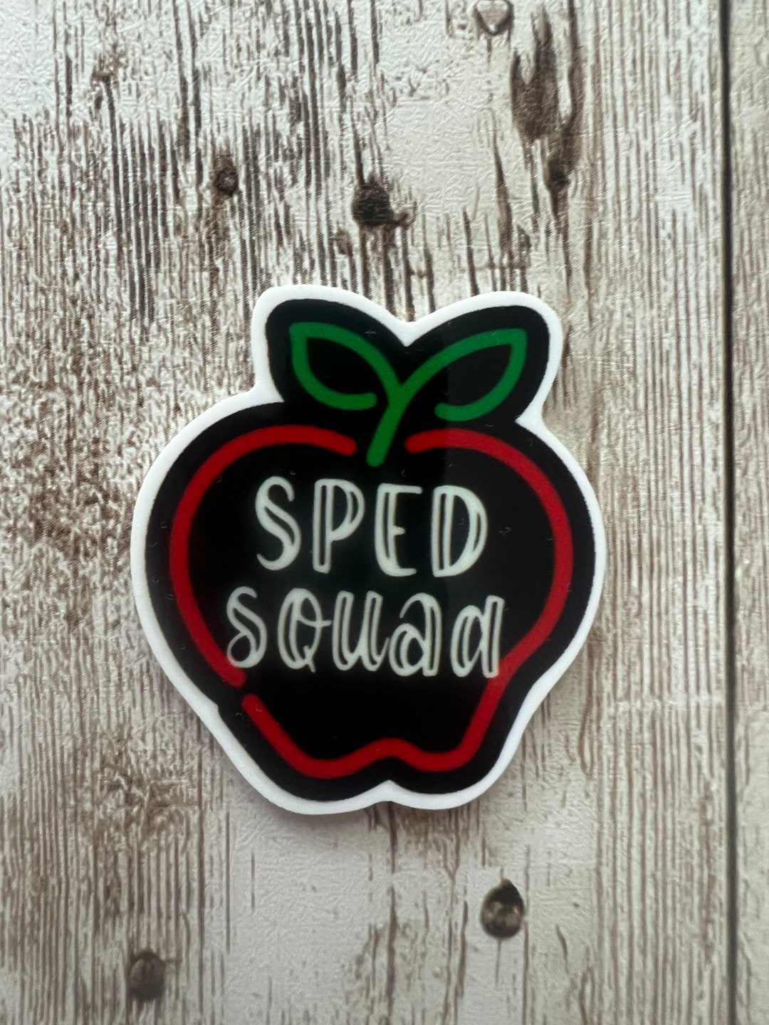 SPED Themed 5 Pack of Planar Resin Acrylic Flat Backs | Teacher Themed ...