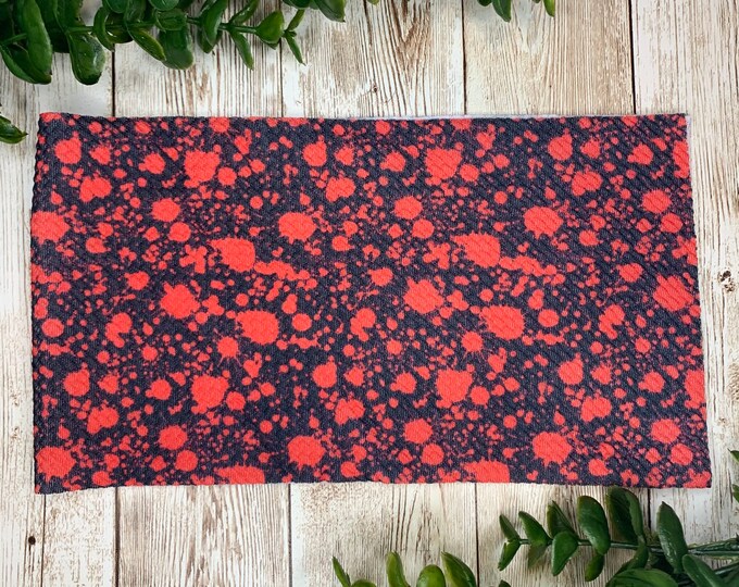 Blood Splatter Fabric Red Ink Splatter by Pond Ripple Splatter ...