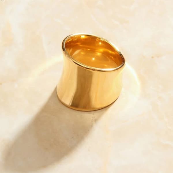 Simple Gold Ring - Etsy