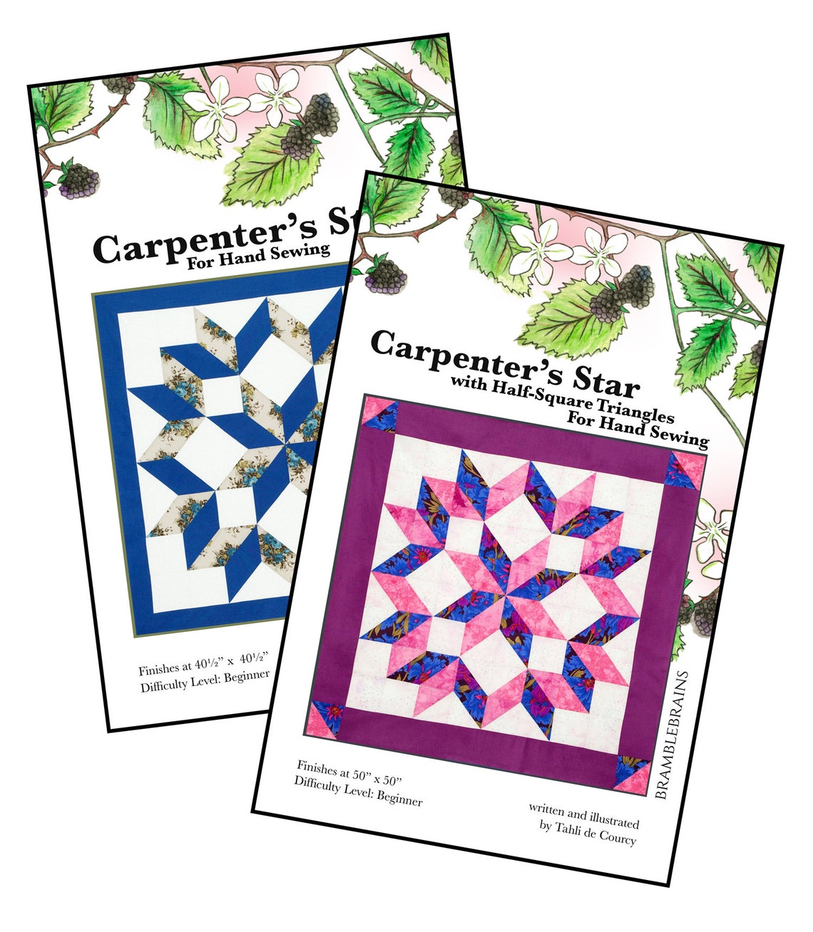 Carpenter's Star PDF Download Quilt Pattern for Hand Sewing Easy, Fast ...