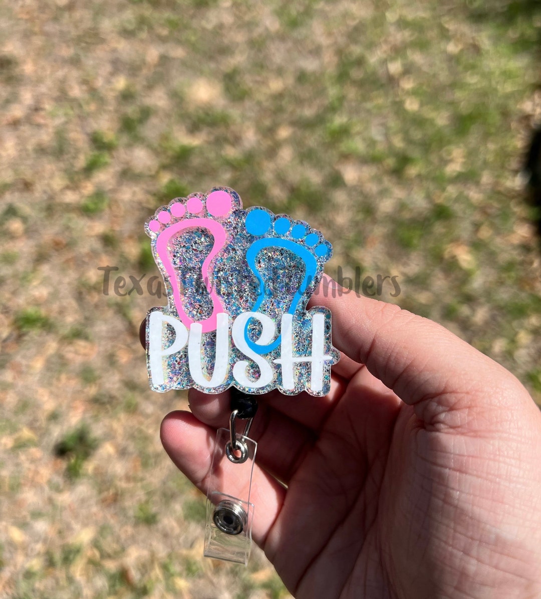 Baby Feet Badge Reel, Labor and Delivery Badge Reel, Cute Badge Reel ...