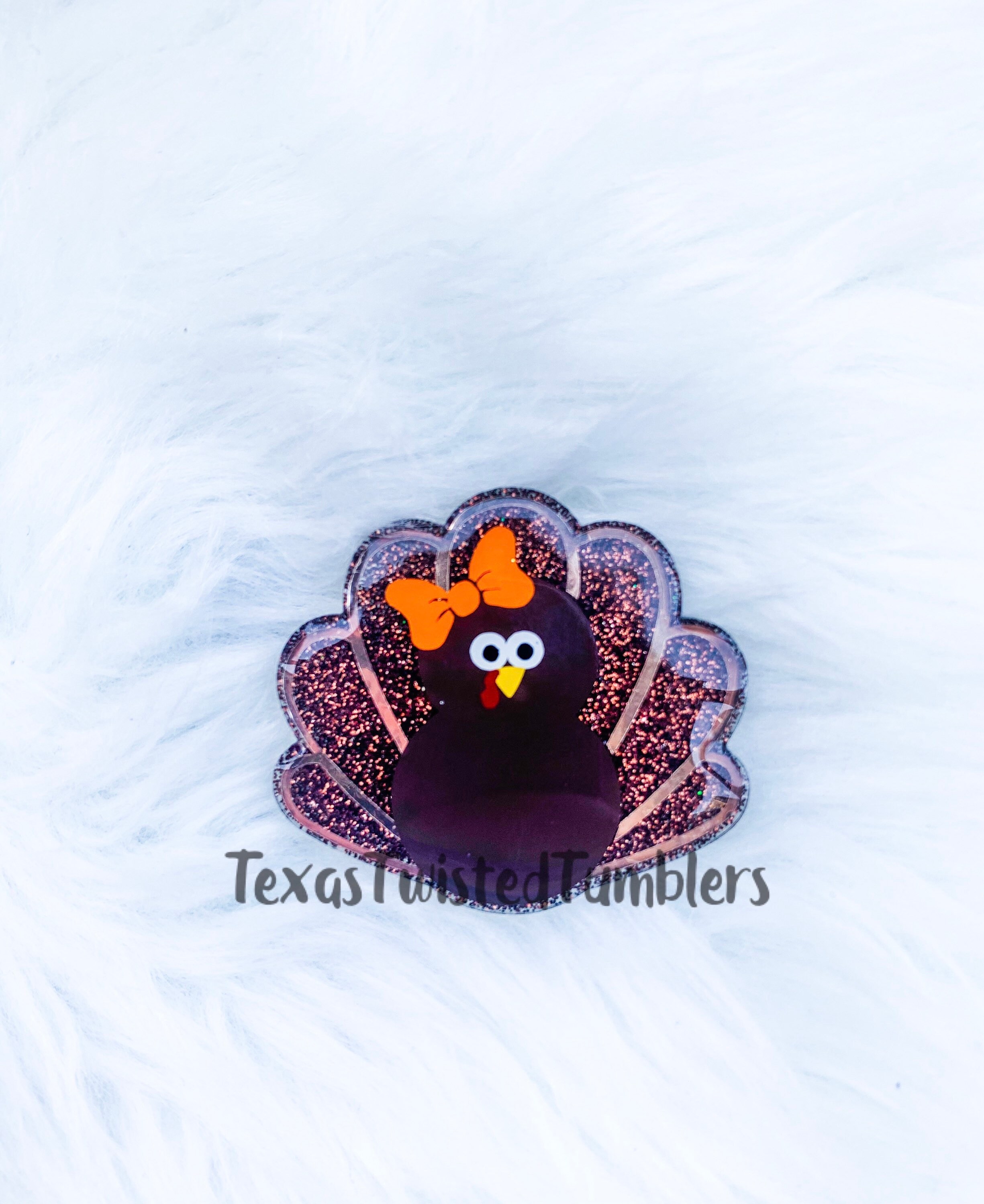 Turkey badge charm Interchangeable badge reel Thanksgiving badge reel ...