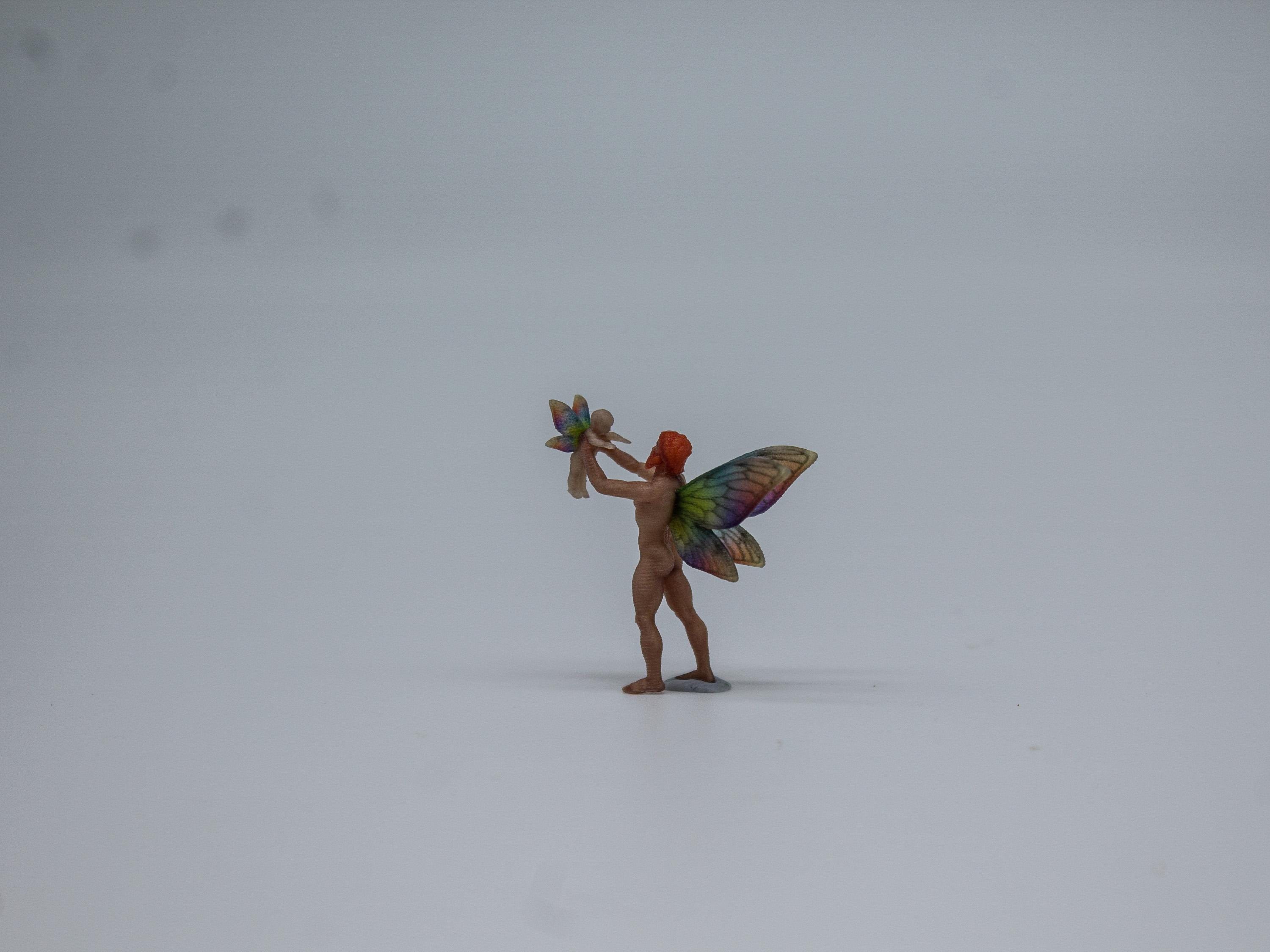 Tiny Fairy; the Father - Miniature Fairy Figurine/scale Model - Etsy