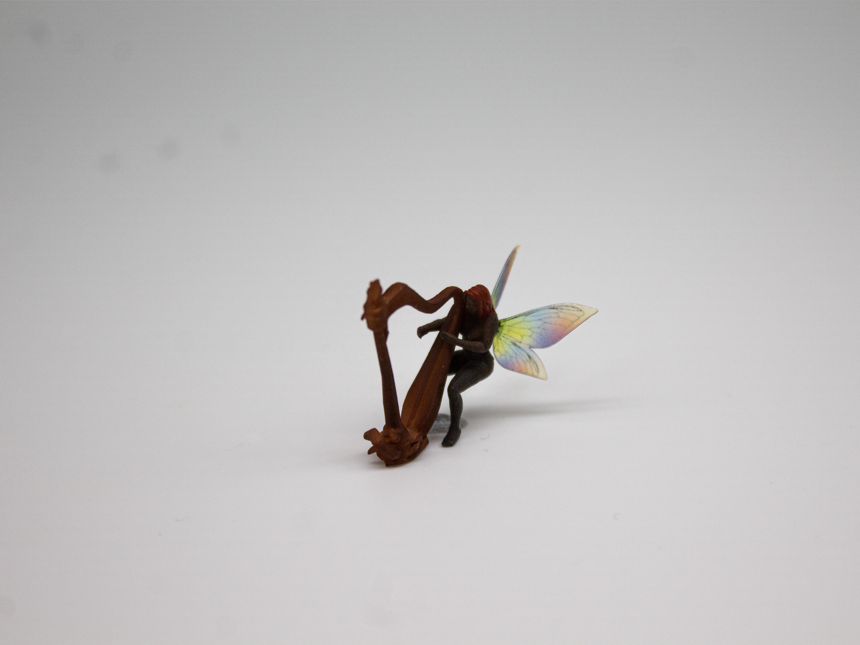 Tiny Fairy; the Harper - Miniature Fairy Figurine/scale Model - Etsy