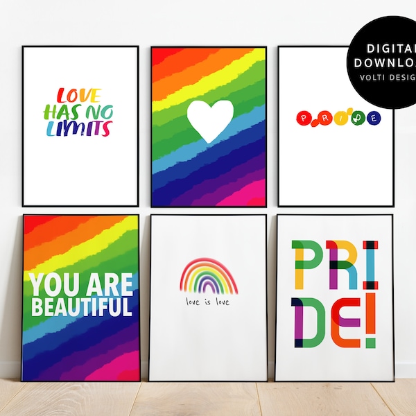 Gay Pride Poster - Etsy