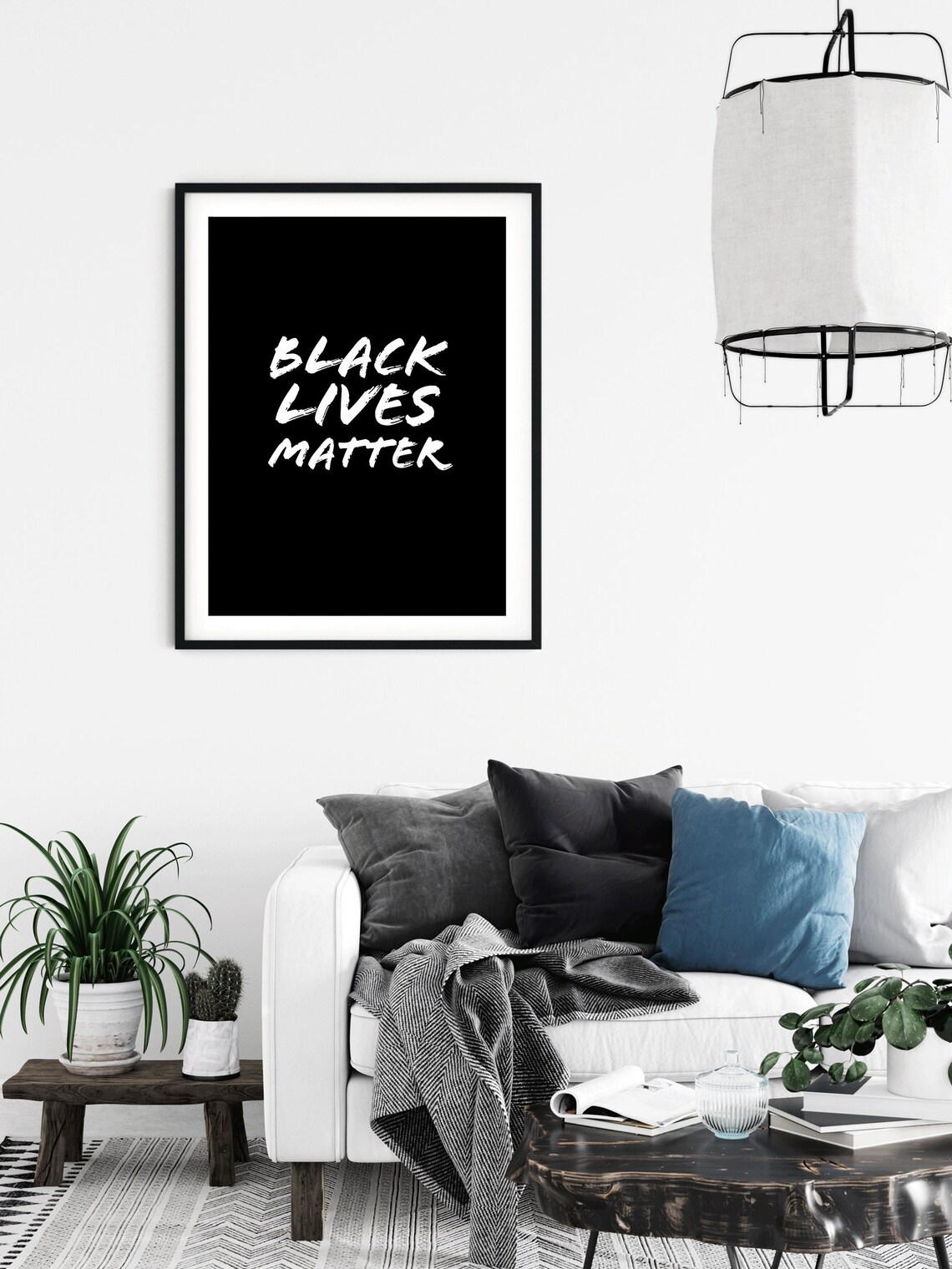 BLM Poster 6 Designs Included Black & White Digital Download Printable ...