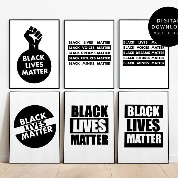 Black Lives Matter Poster - Etsy
