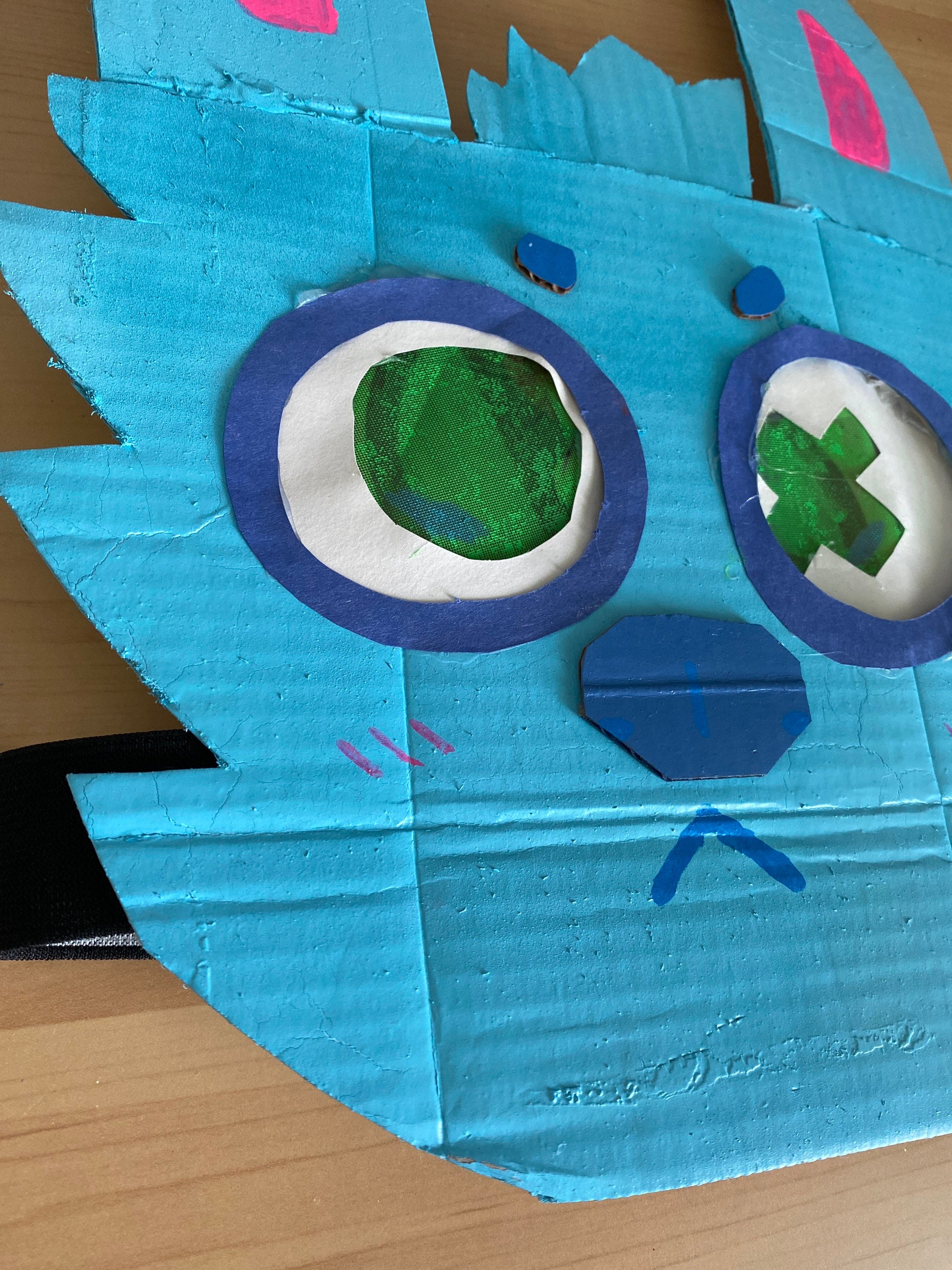 Custom Made Cardboard OC Animal Masks - Etsy