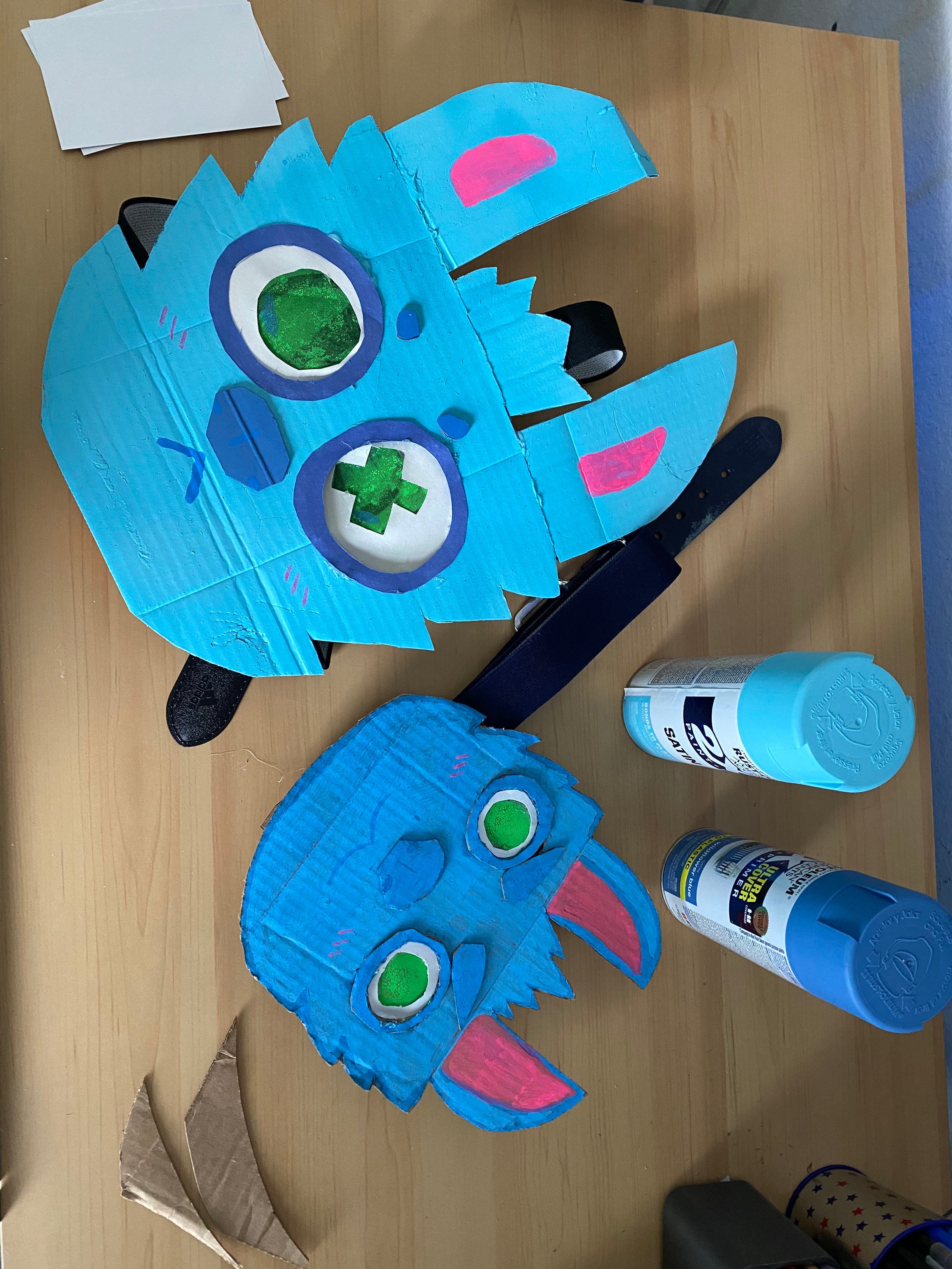Custom Made Cardboard OC Animal Masks - Etsy
