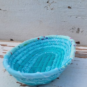 Fabric Scrap Bowls - {glasses} - Rope Bowl, Tiny Rope Bowl, Trinket ...