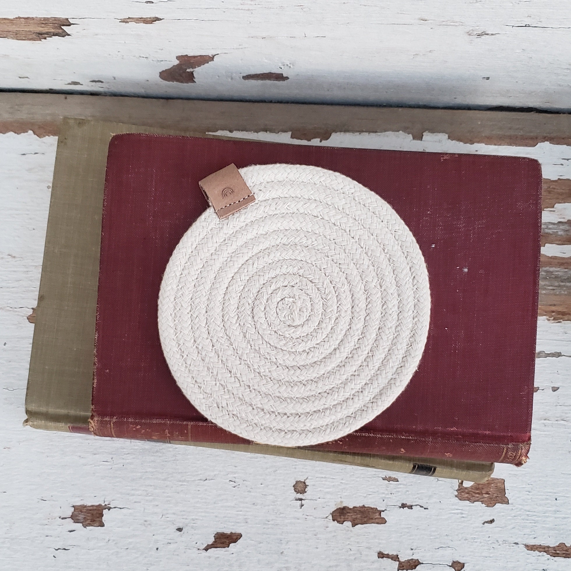 Coiled Clothesline Coasters Natural Coiled Rope | Etsy