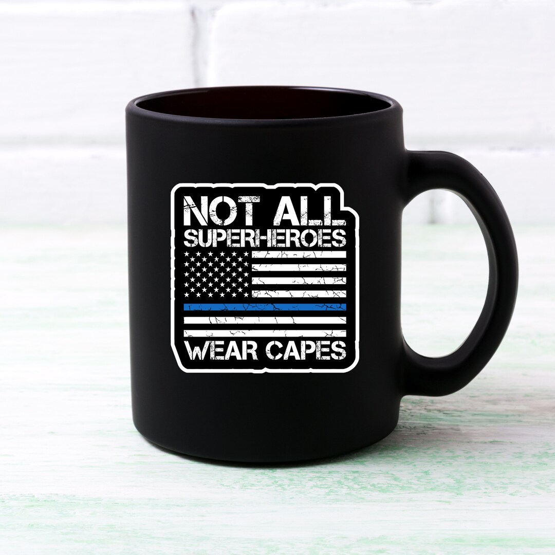 Not All Superhero's Wear Capes, Police, Officer, Stickers, Professions ...