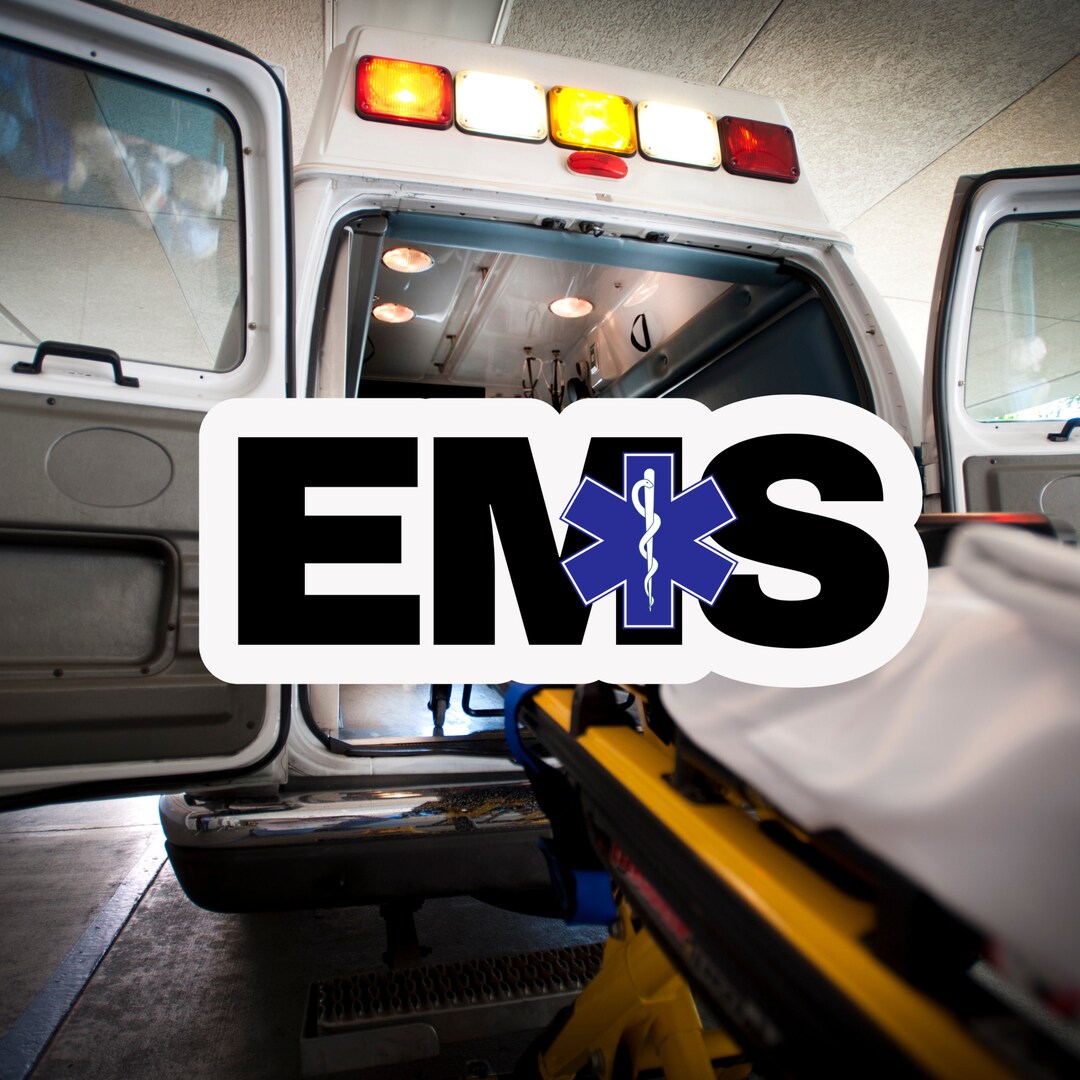 EMS, EMT, Paramedic, Ambulance, Stickers, Professions, Cup Sticker ...