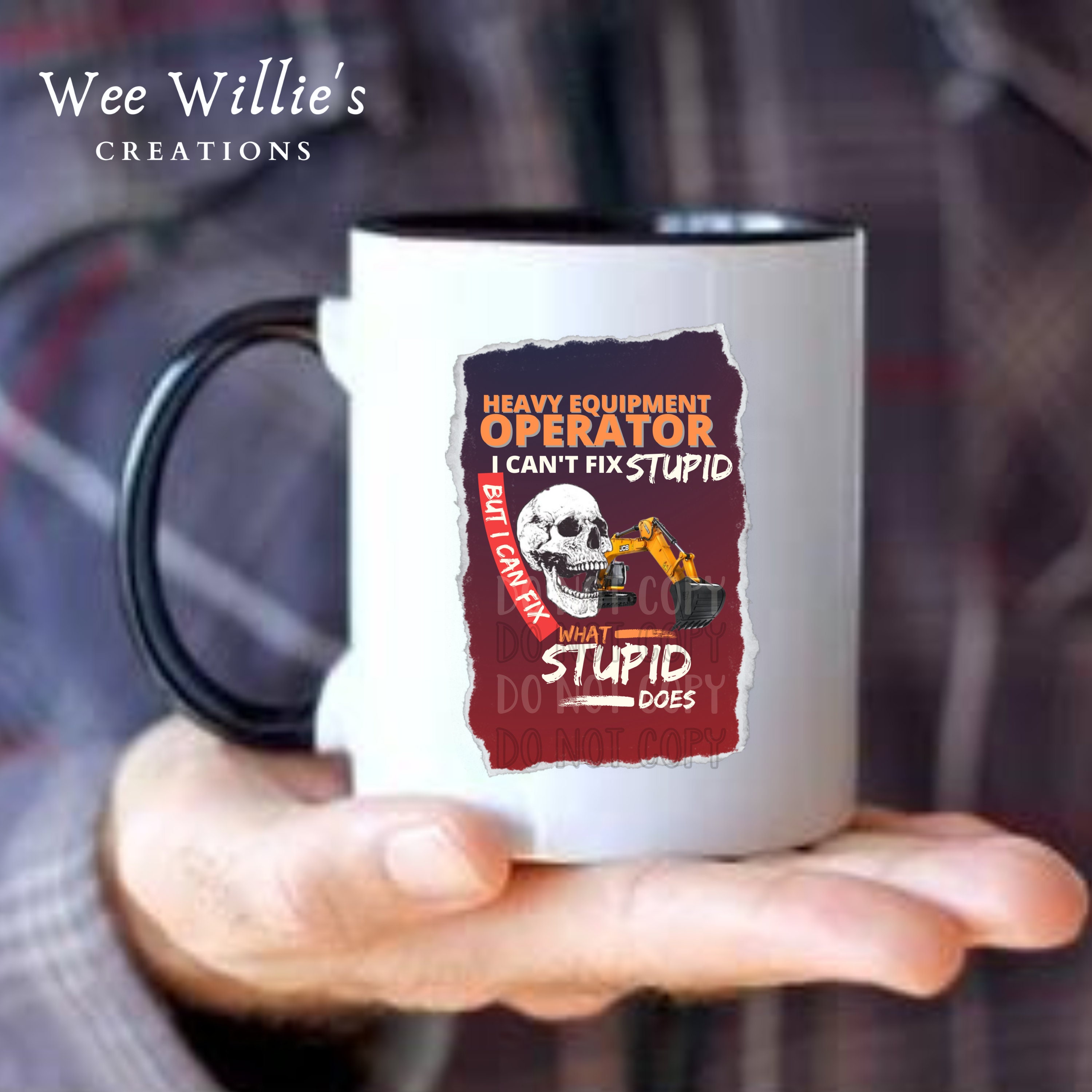 Heavy Equipment Operator, PNG, Digital Download, Skull, Equipment ...