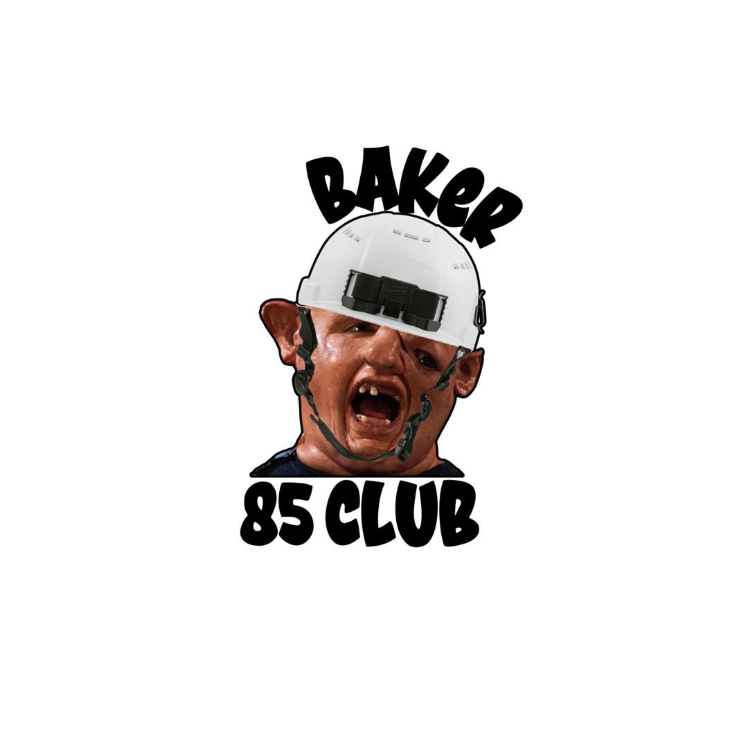 Funny Baker Vinyl Sticker - Waterproof Hard Hat Sticker - Etsy