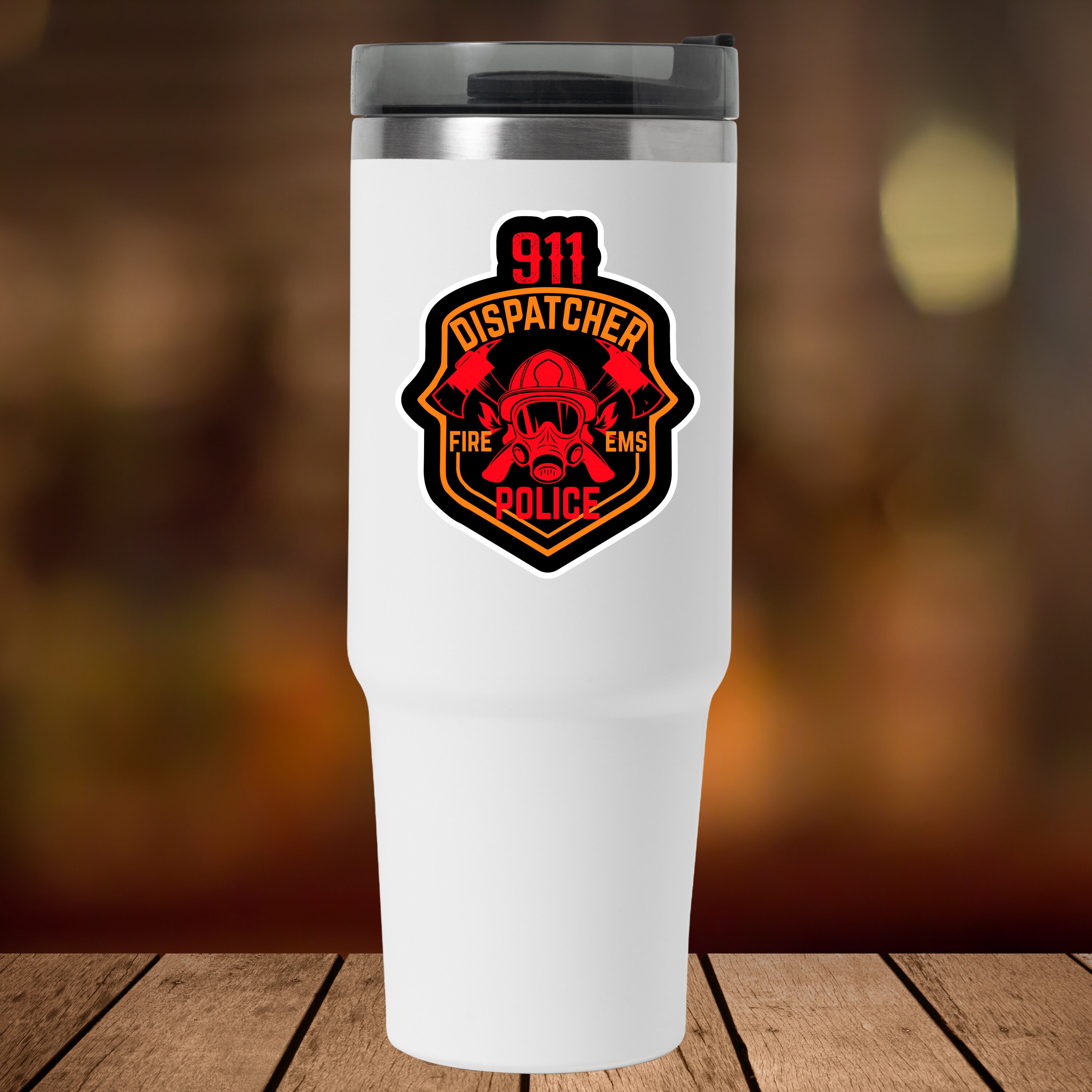 911 Dispatcher, Dispatcher, 911, Fire, EMS, Police, Stickers ...