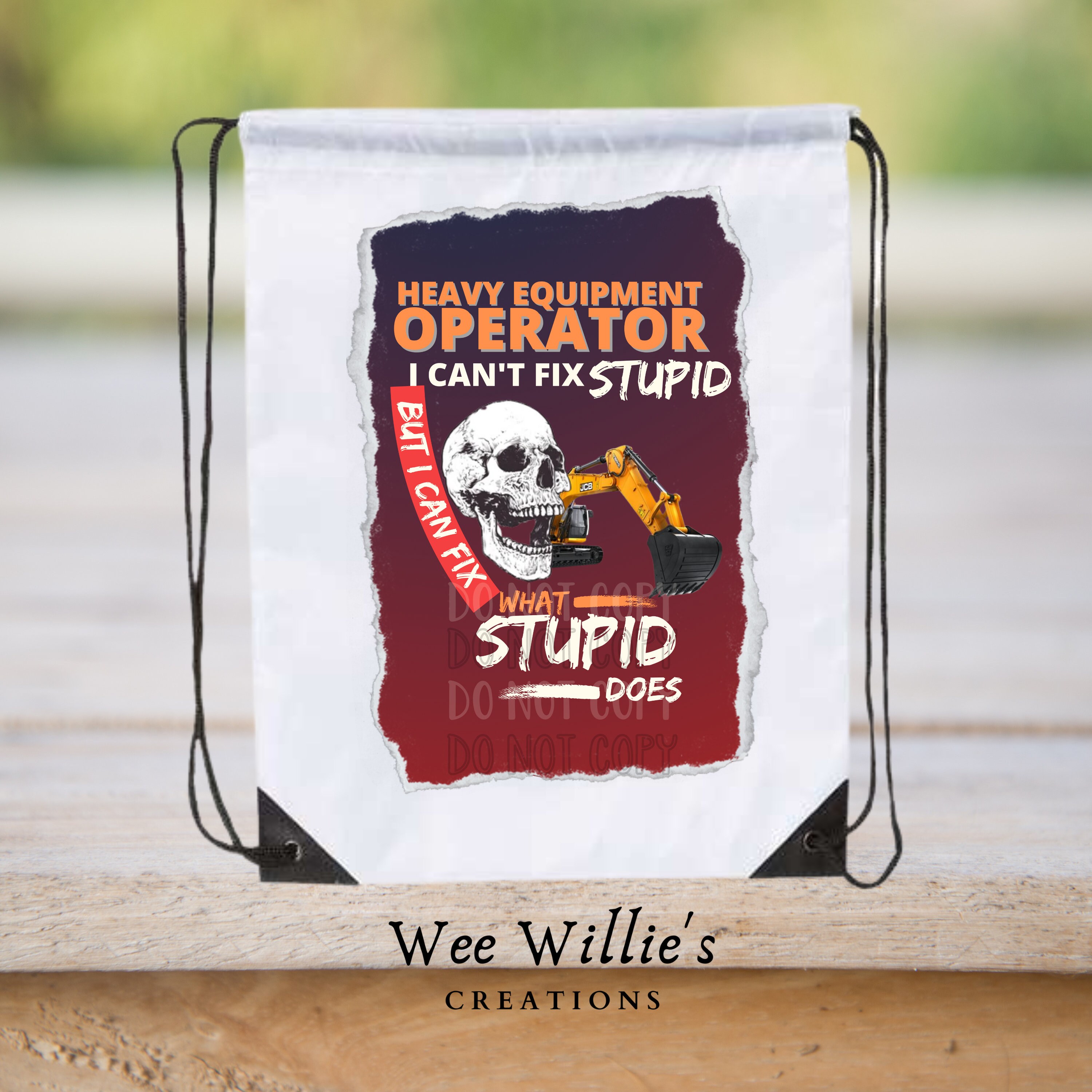 Heavy Equipment Operator, PNG, Digital Download, Skull, Equipment ...