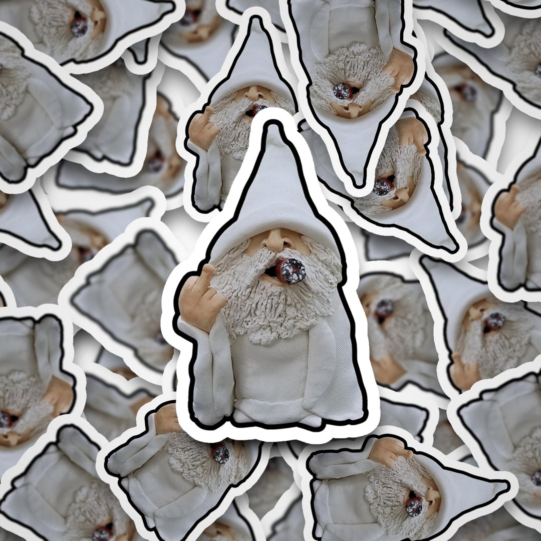 Wizard, Wizard Smoking, Sticker, Hard Hat Sticker, Men's Sticker, Men ...