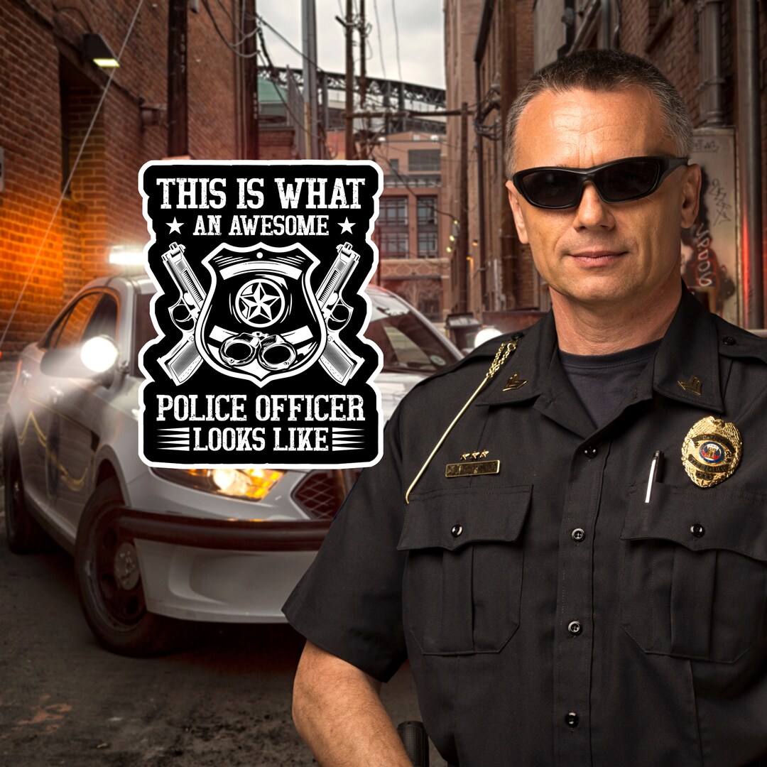 Awesome Police Officer, Police, Officer, Stickers, Professions, Cup ...