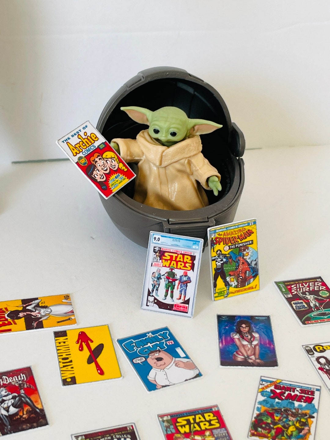 Miniature Comic Books Dollhouse 1:12 Scale Marvel DC Lot of 7 - Etsy