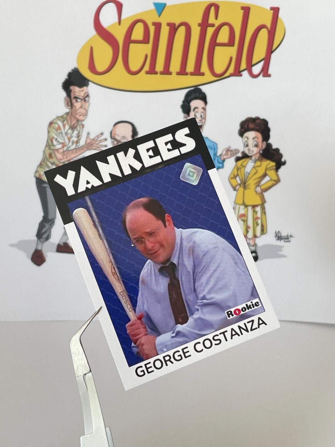 Seinfeld Parody Limited Edition George Costanza Baseball Card 18pt UV ...