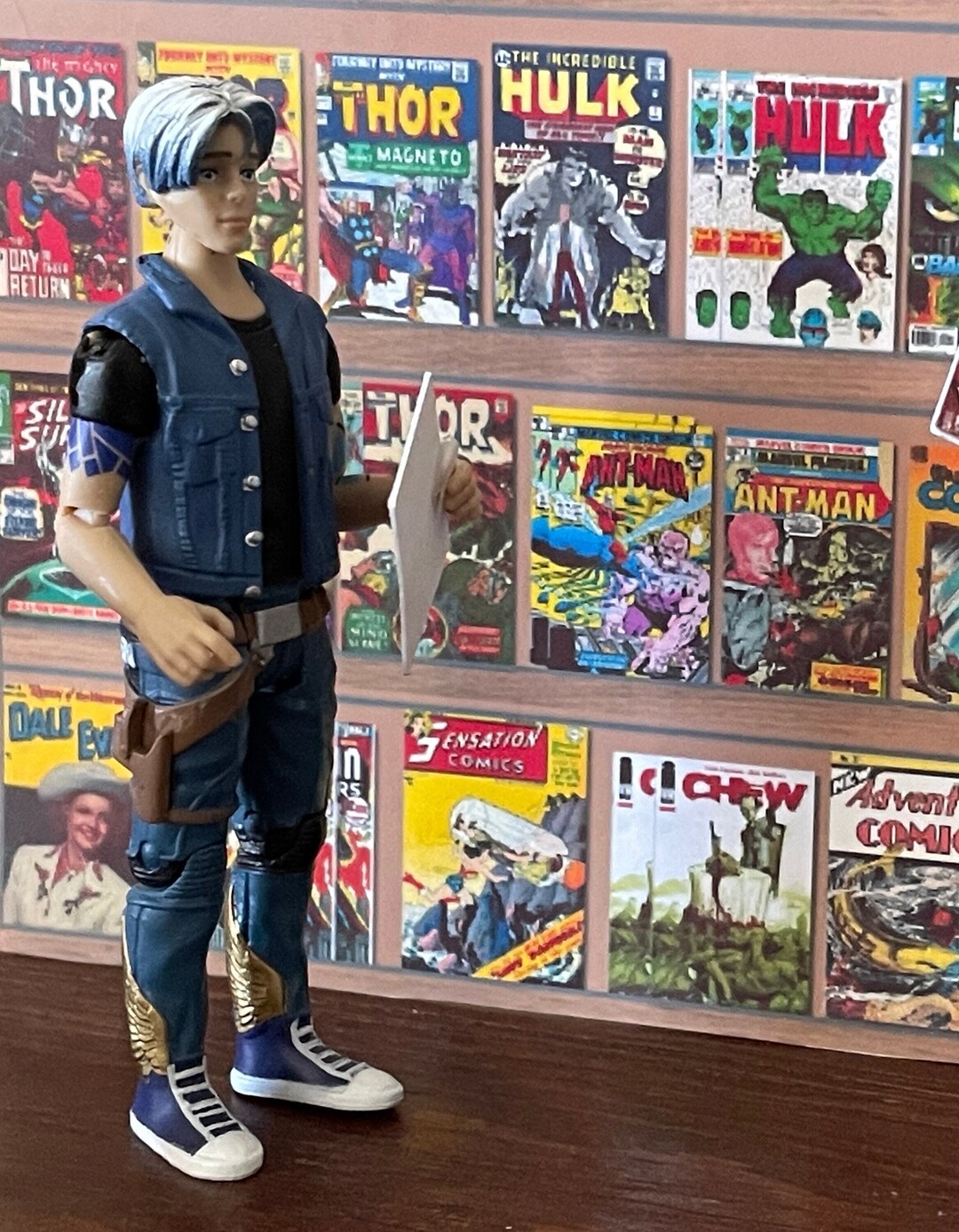 Mini-comic Books 1:12 Mini Dollhouse Scale Star Wars the Hulk Marvel DC ...