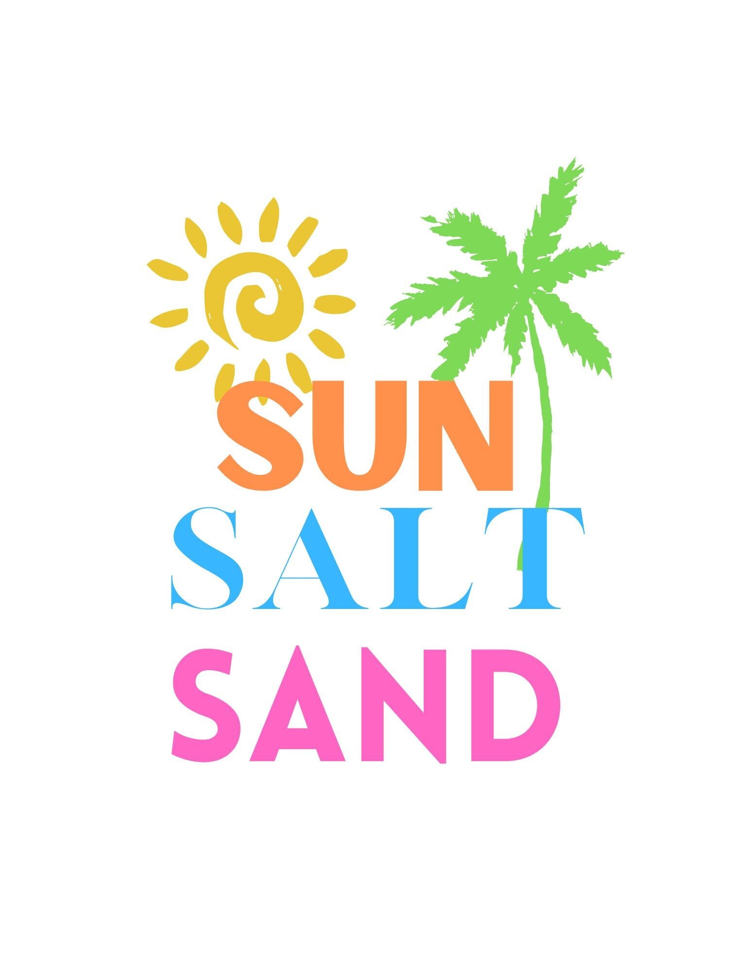 Beach Fun Svg Sand Svg Sun Svg Sun Salt Sand Svg - Etsy