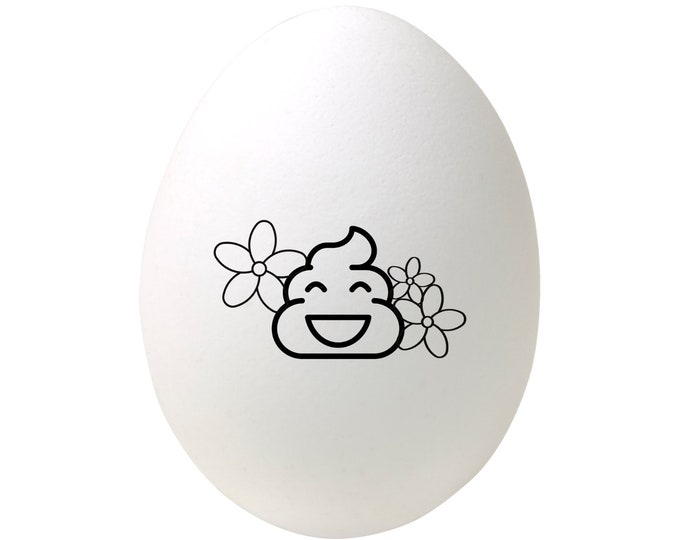 Chicken Sht & Poop Emoji Egg Stamp Combo Package - Etsy