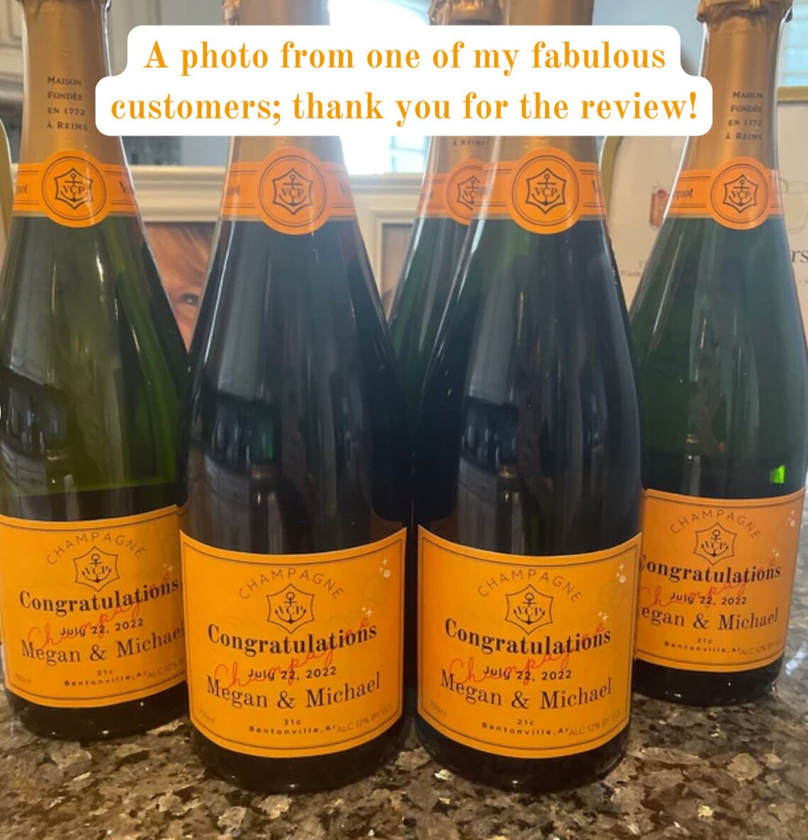 Personalized Champagne Label, Digital Download Valentine's Gift Label ...
