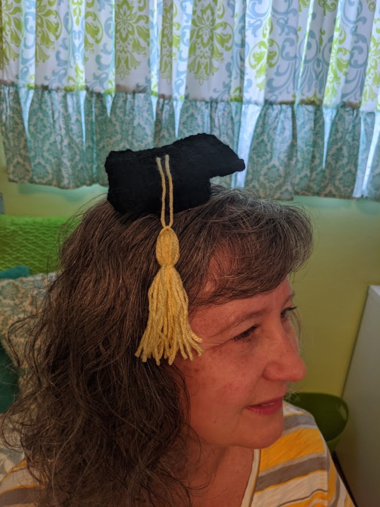 Mini Graduation Cap for Stuffed Animal or Hair Clip Crochet | Etsy