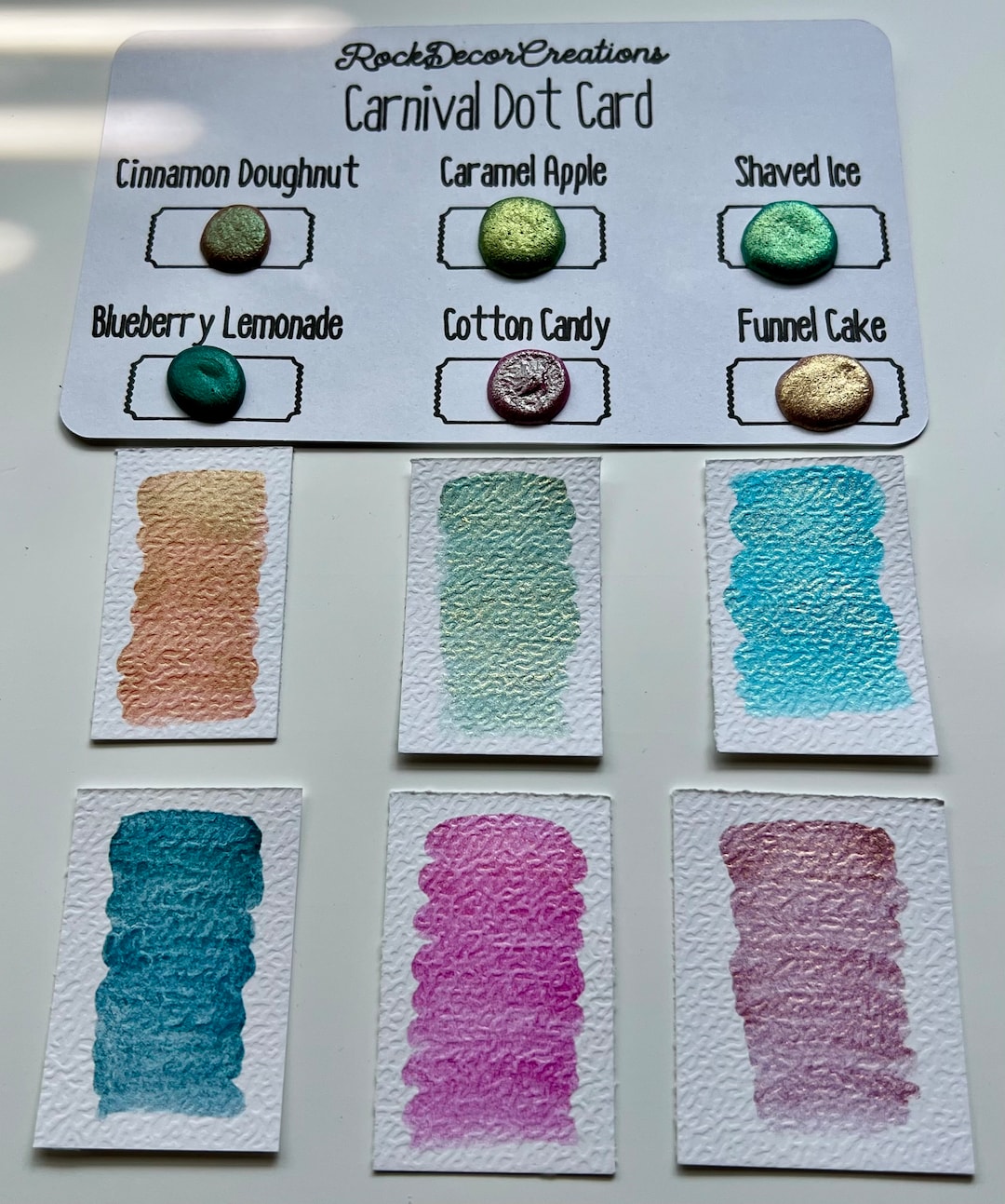 Gold Shift Carnival Watercolour Dot Card | Watercolour Dot Card ...