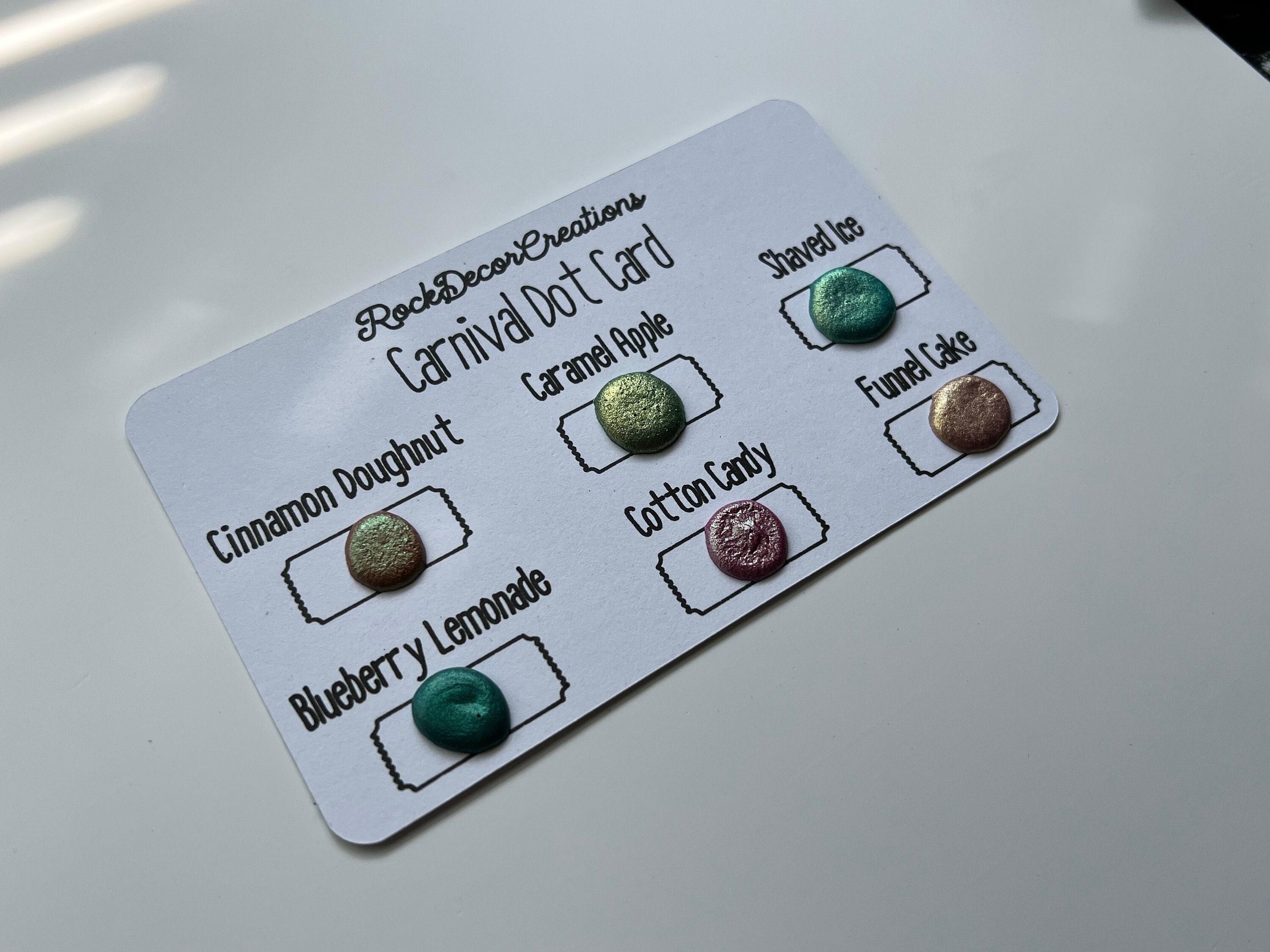 Gold Shift Carnival Watercolour Dot Card | Watercolour Dot Card ...