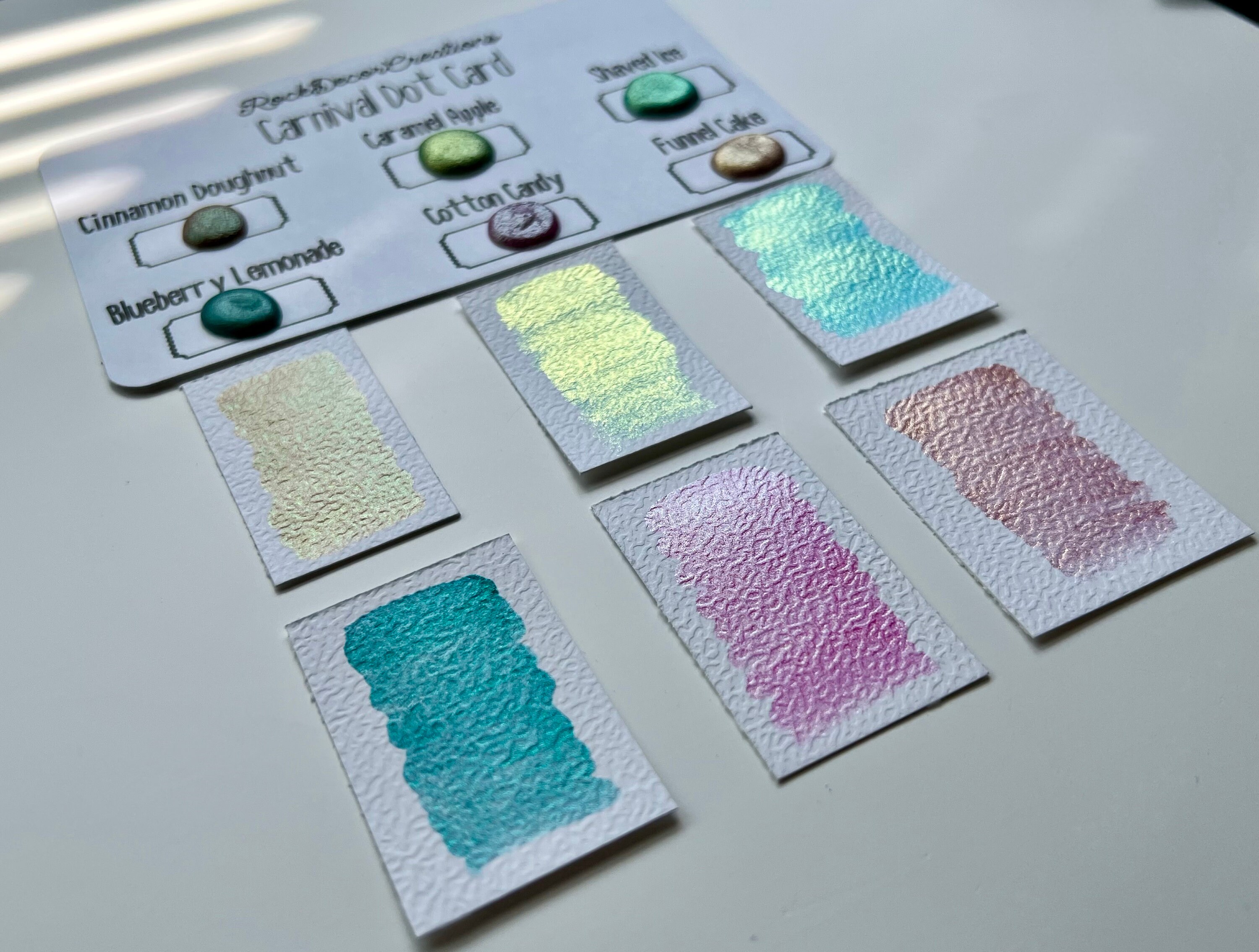 Gold Shift Carnival Watercolour Dot Card | Watercolour Dot Card ...