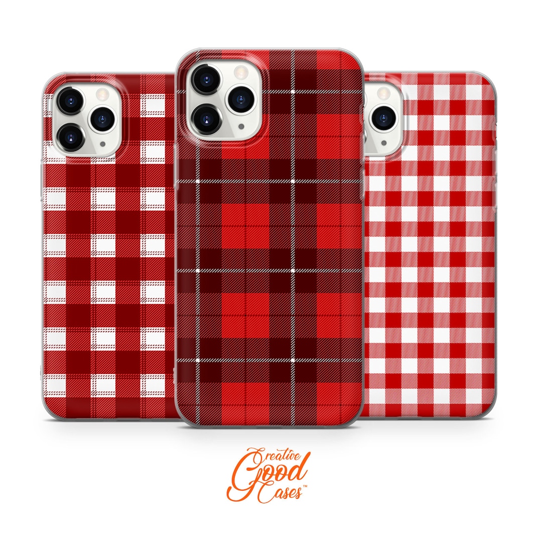 Scottish Tartan Plaid Phone Case Fit for iPhone 15 Pro Max, 14 Plus, 13 ...