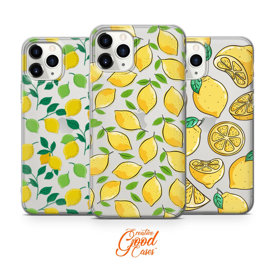 Lemon Phone Case Fit for iPhone 15 Pro Max, 14 Plus, 13, 12, 11, XR ...