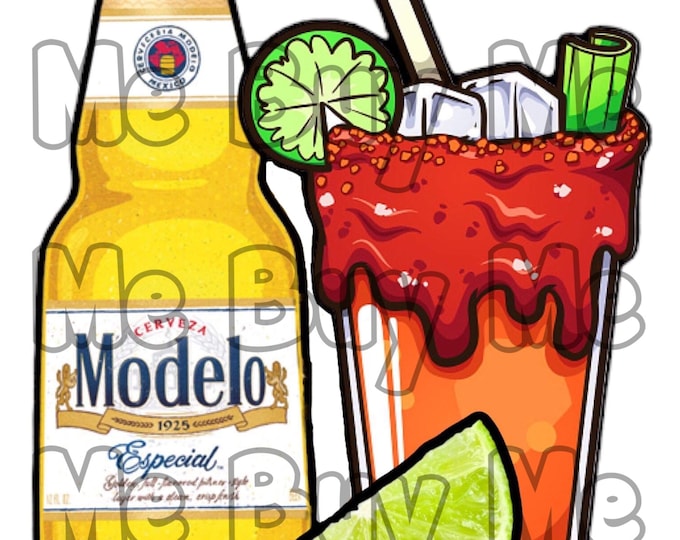 Michelada Sticker, Michelada Vinyl Sticker, Beer Cocktail Sticker ...