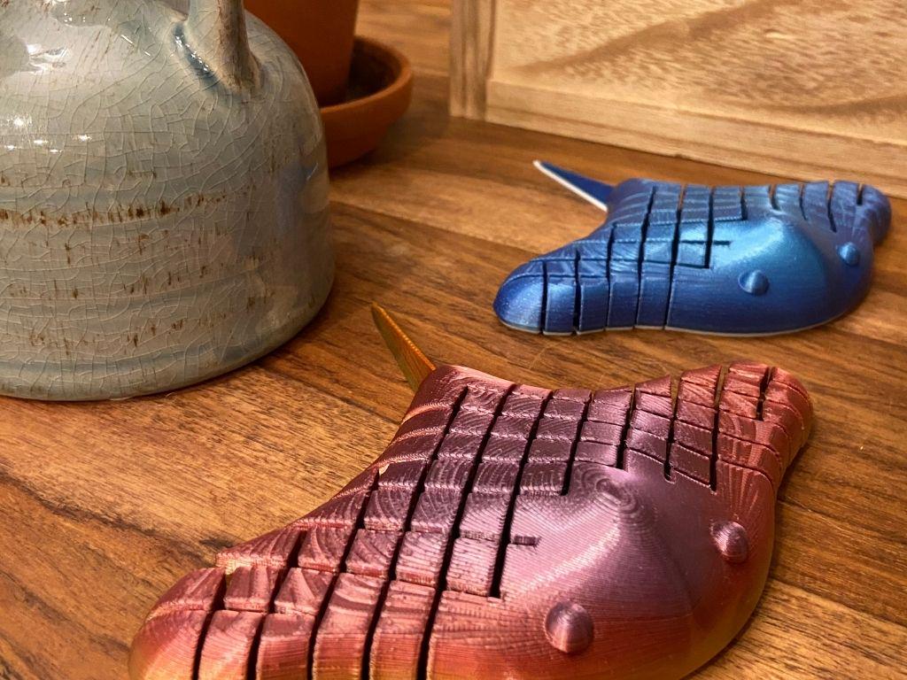 Flexible Stingray STL File: Articulated 3D Print Fidget Toy - Etsy