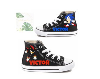 Sonic the Hedgehog Shoes | Etsy