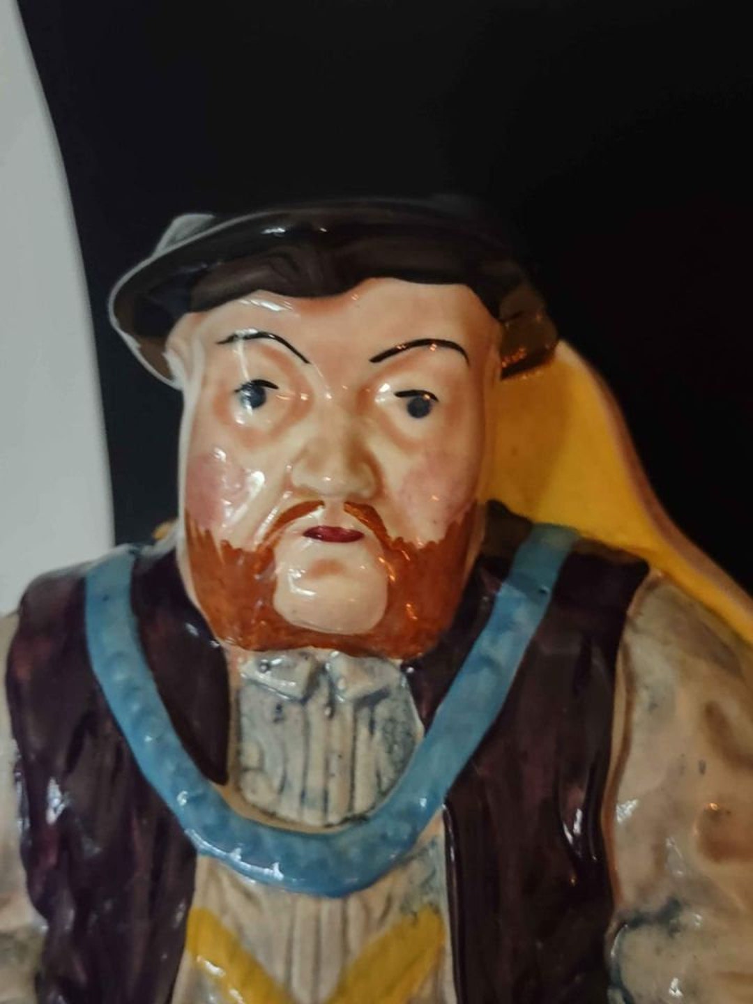 Melba Ware KING HENRY VIII Hand Painted Glazed Toby Jug 6.5 Tall Made ...