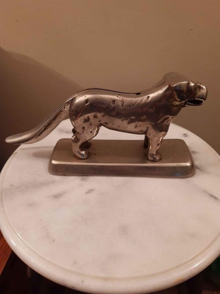 Beautiful Large Antique Cast Iron Chromed Mastiff Dog Nutcracker - Etsy